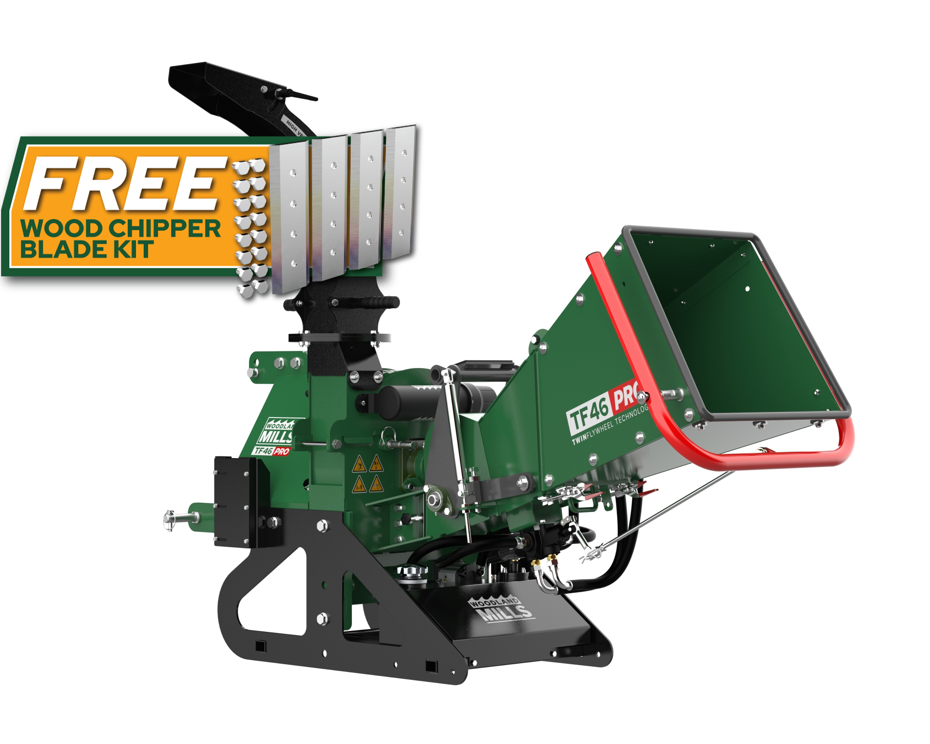 TF46 PRO 4" PTO Wood Chipper