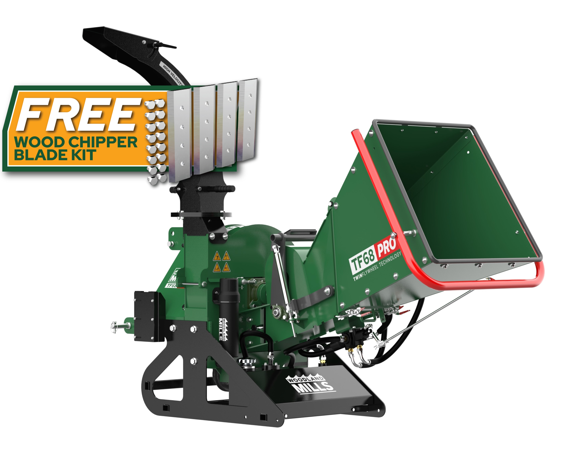 TF68 PRO 6" PTO Wood Chipper